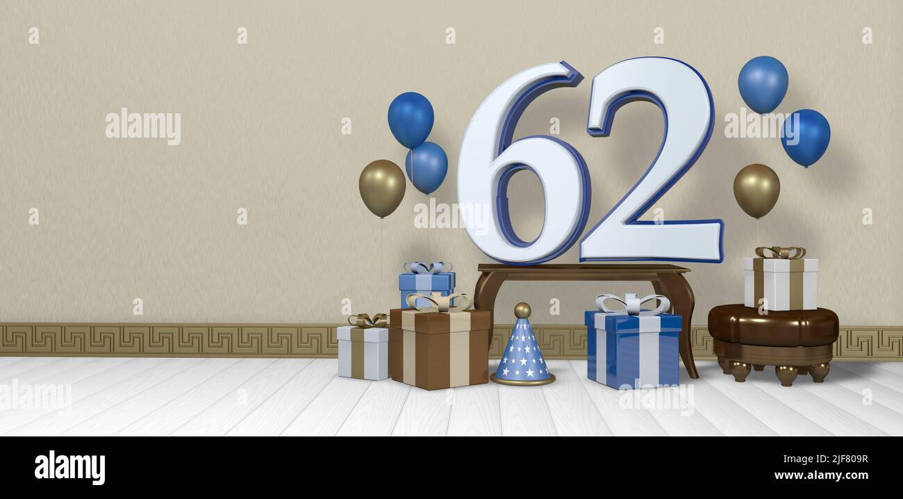 Balloon number 62 hi-res stock photography and images - Alamy