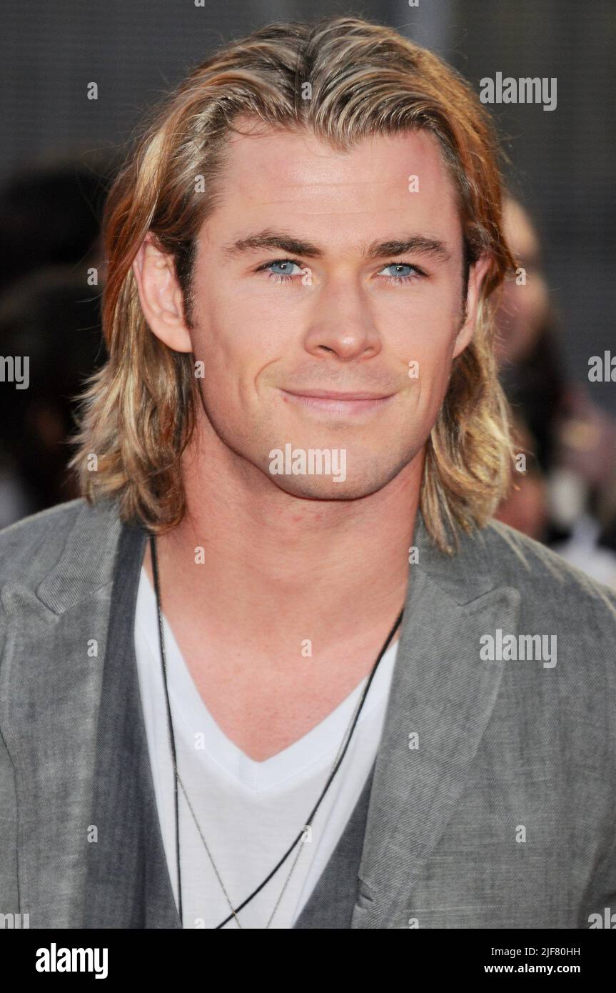 Chris Hemsworth, European Premiere of "The Hunger Games", O2 Arena ...