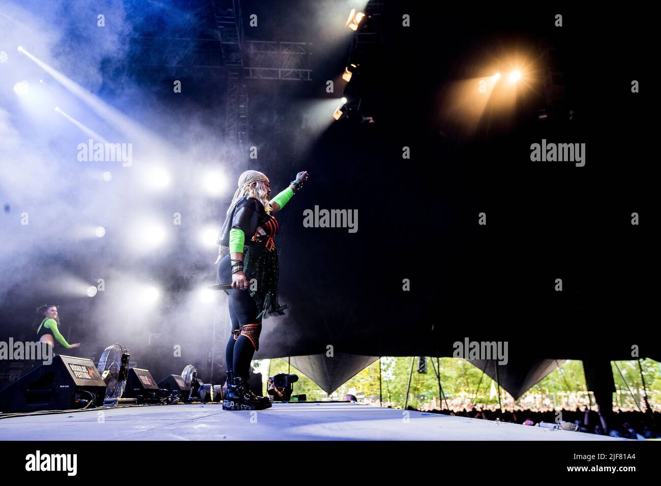 Roskilde, Denmark. 30th June, 2022. The American R&B group TLC performs ...