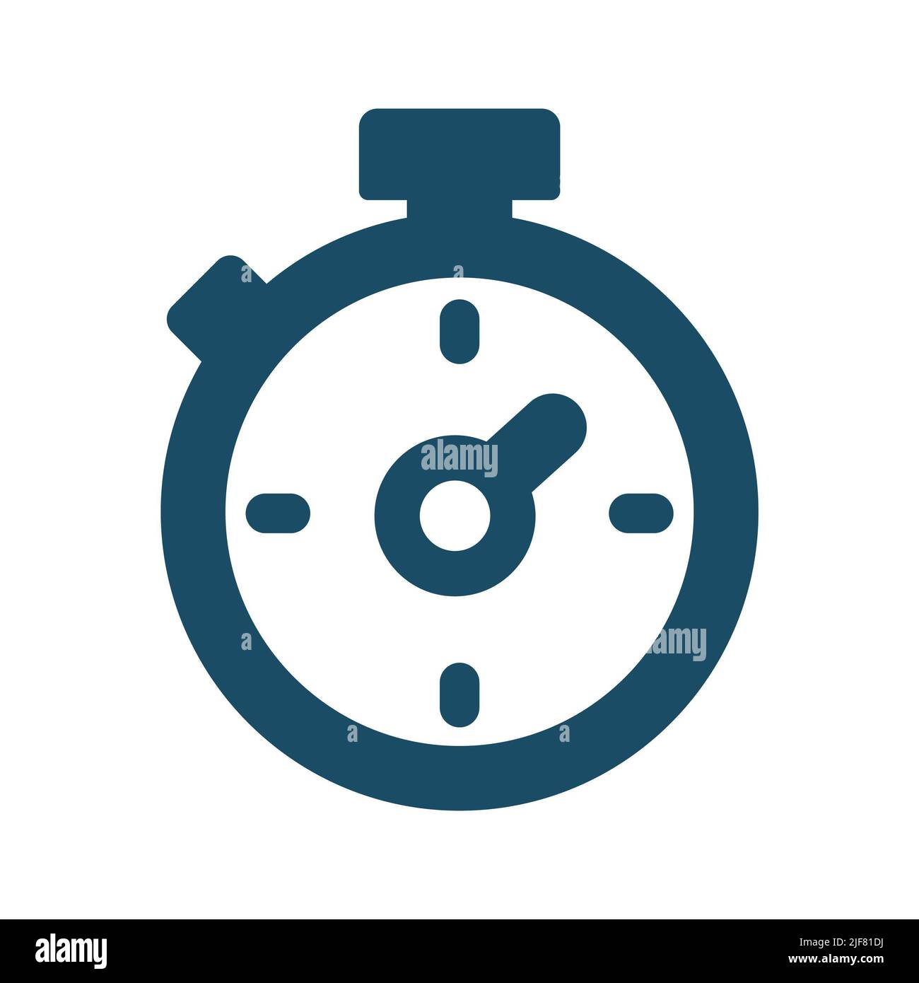 High quality dark blue stopwatch icon. Pictogram, icon set ...