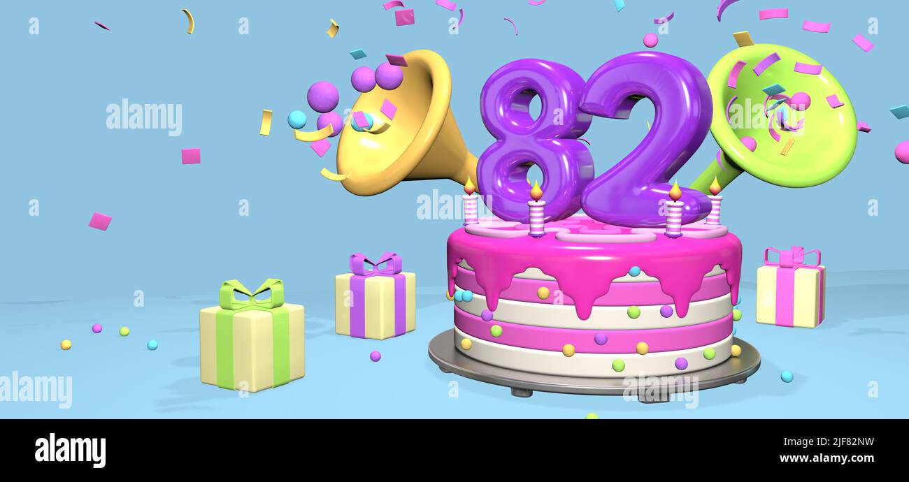 82 birthday hi-res stock photography and images - Alamy