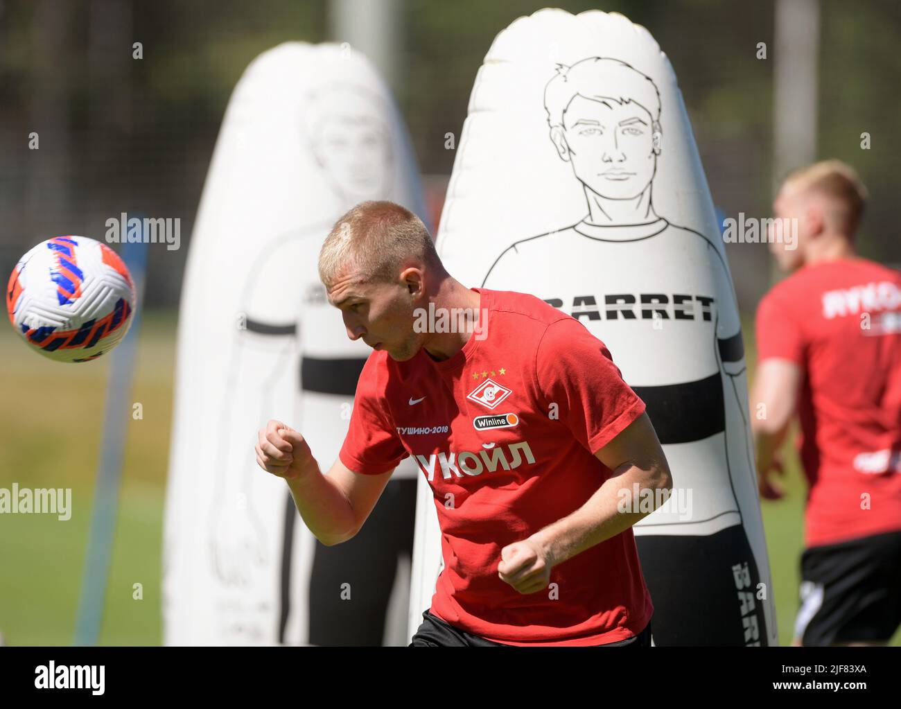 Russia. 30th June, 2022. Open training of the Spartak football team at ...