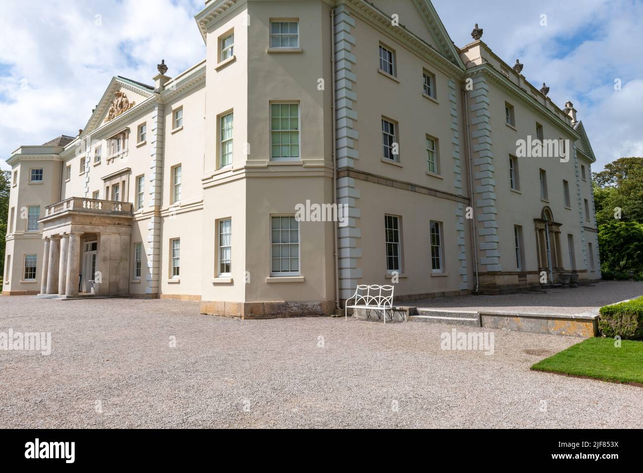 Plymouth.Devon.United Kingdom.August 6th 2021.View of Saltram house in ...
