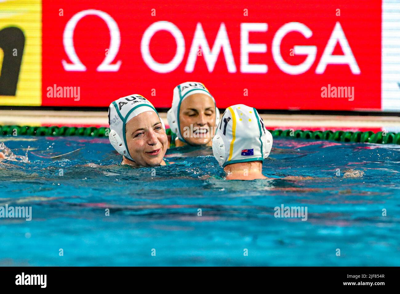 BUDAPEST, HUNGARY - JUNE 30: Zoe Arancini (C) of Australia, Tilly ...