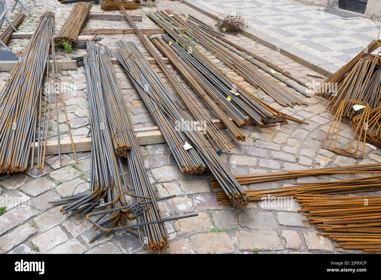Various Iron Wire Welded. Building materials for concrete on building ...