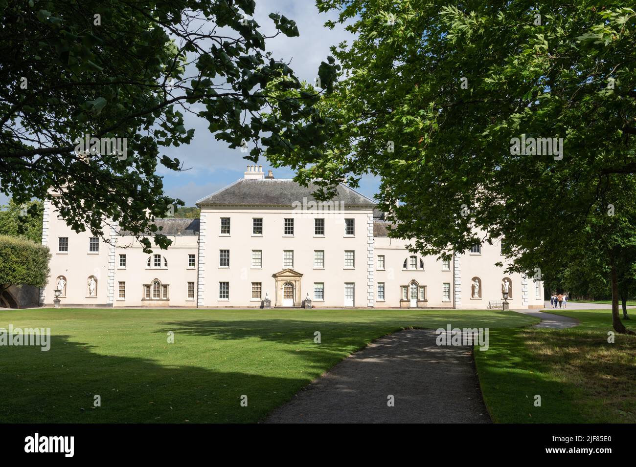 Plymouth.Devon.United Kingdom.August 6th 2021.View of the west front of ...