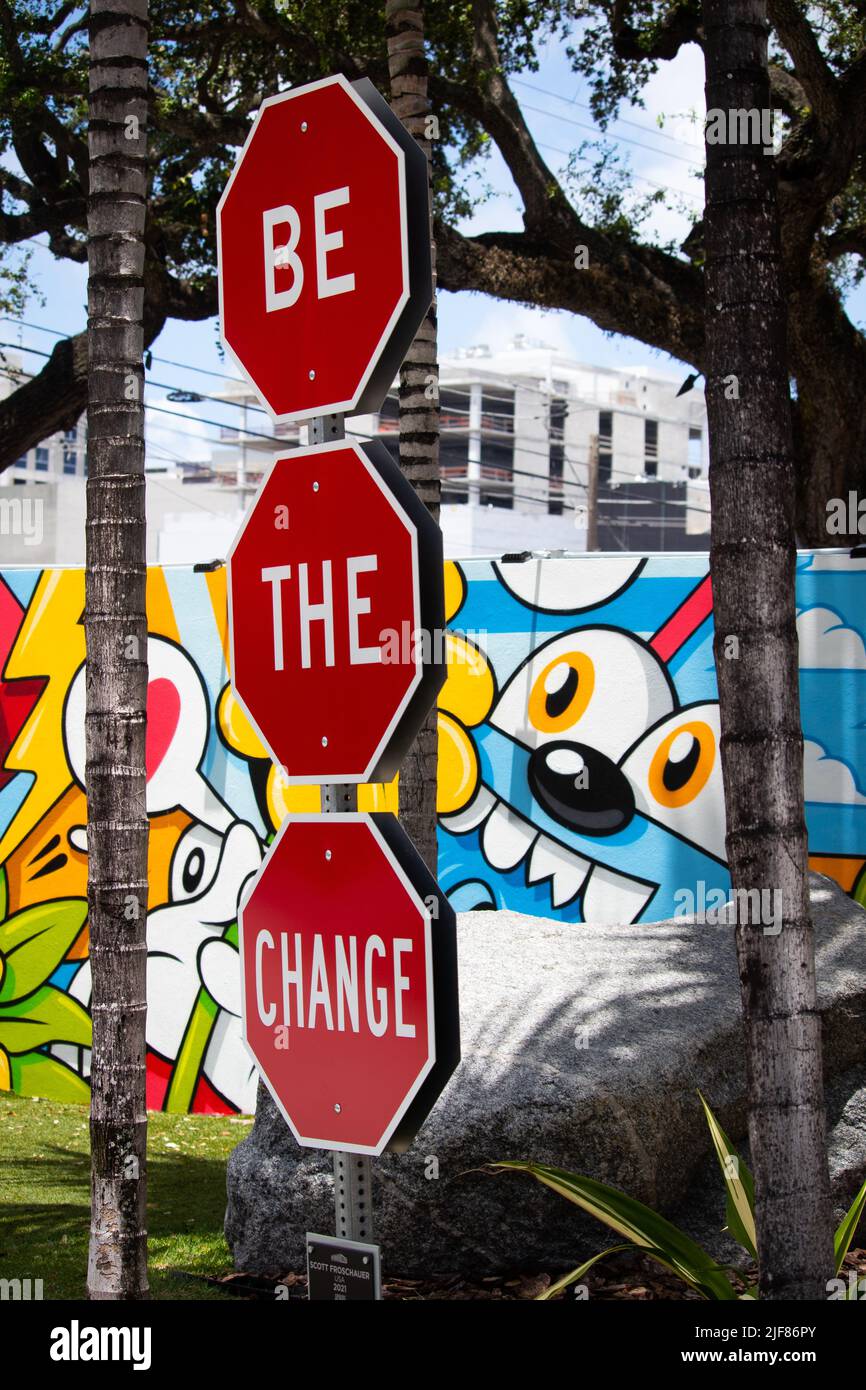 be the change Stock Photo - Alamy