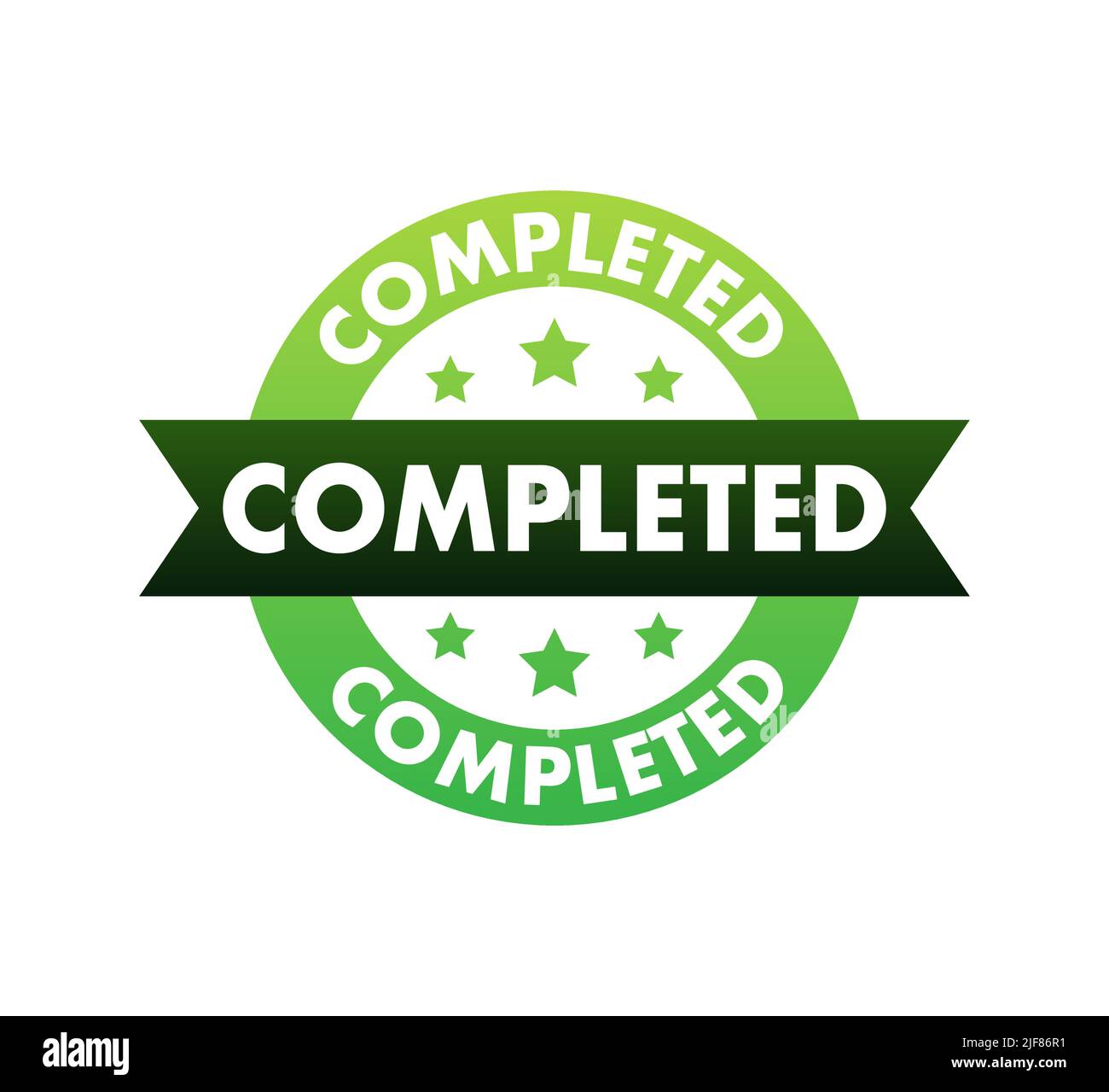 Completed tick, Checkmark stamp, sticker. Vector stock illustration ... Completed tick, Checkmark stamp, sticker. Vector stock illustration ...