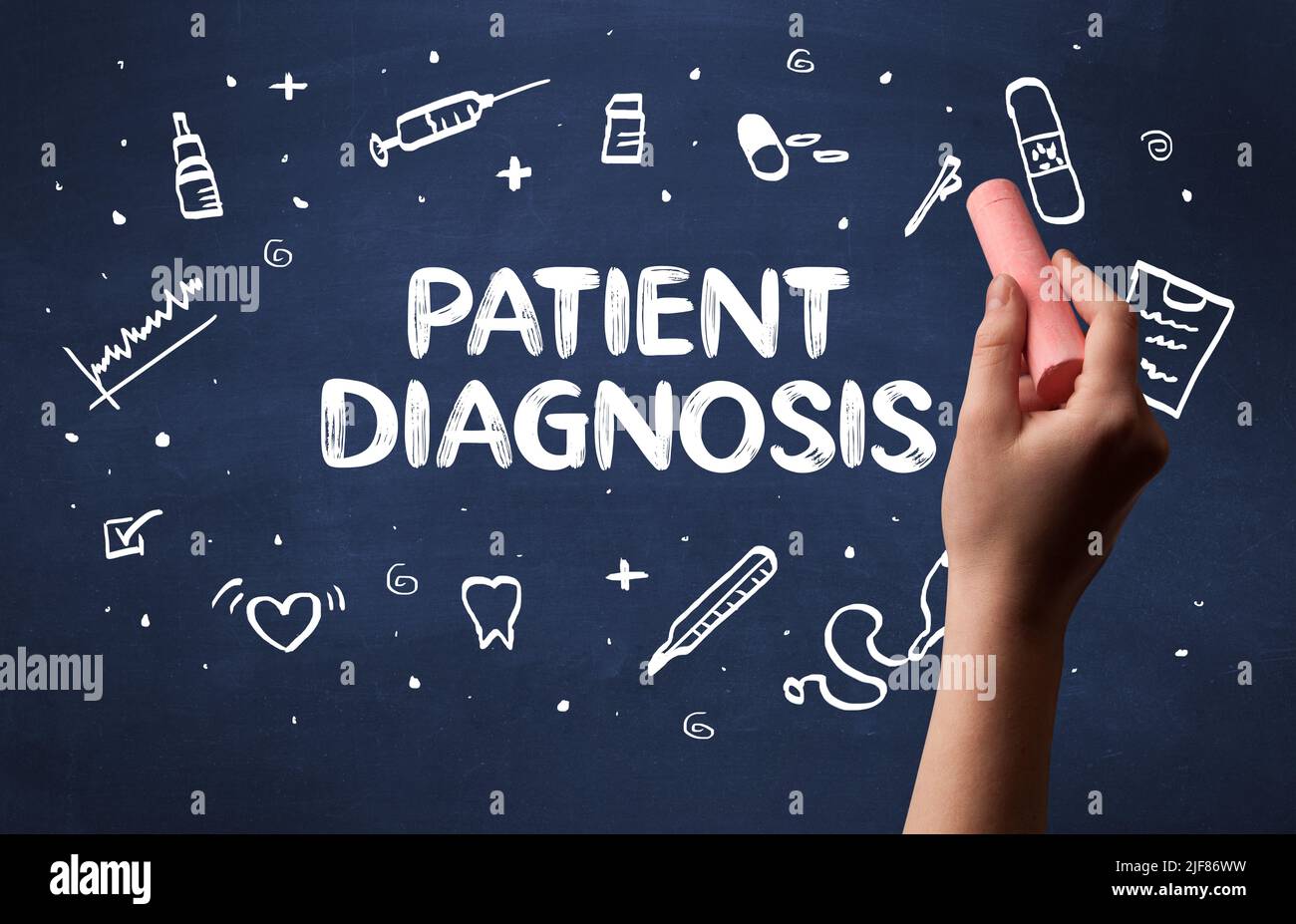 Hand drawing medical concept concept Stock Photo - Alamy