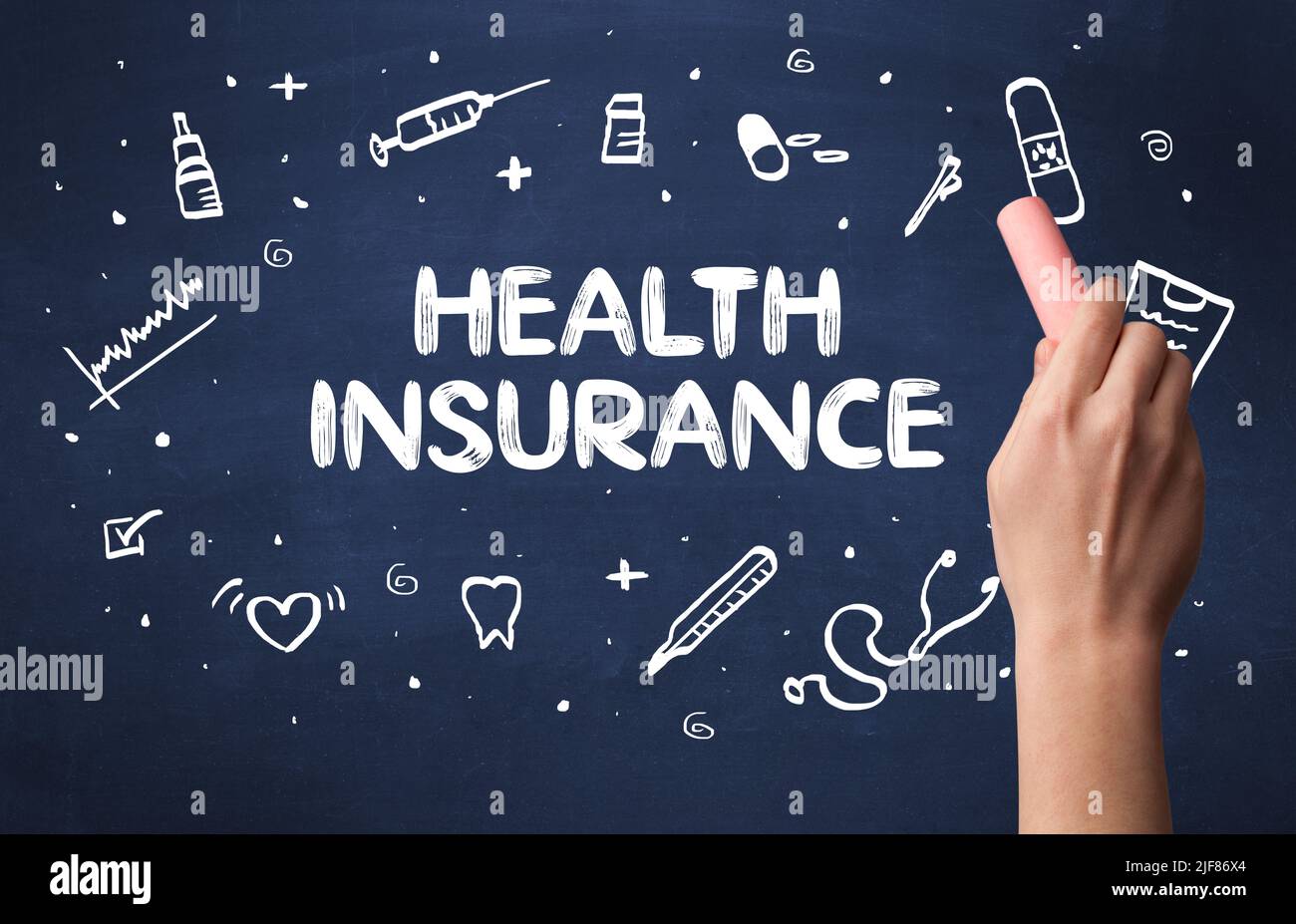 Hand drawing medical concept concept Stock Photo - Alamy