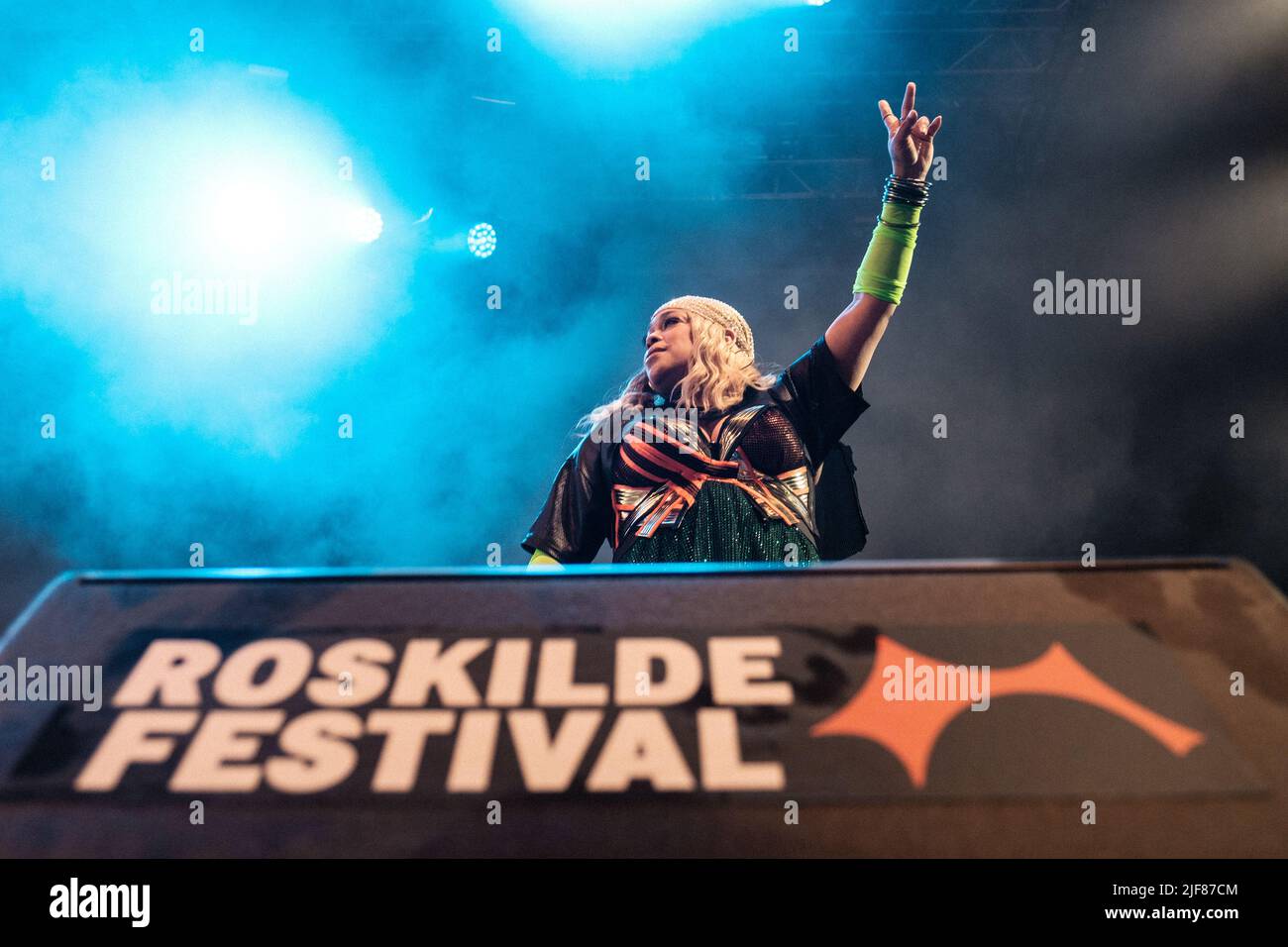 Roskilde, Denmark. 30th June, 2022. The American R&B group TLC performs ...