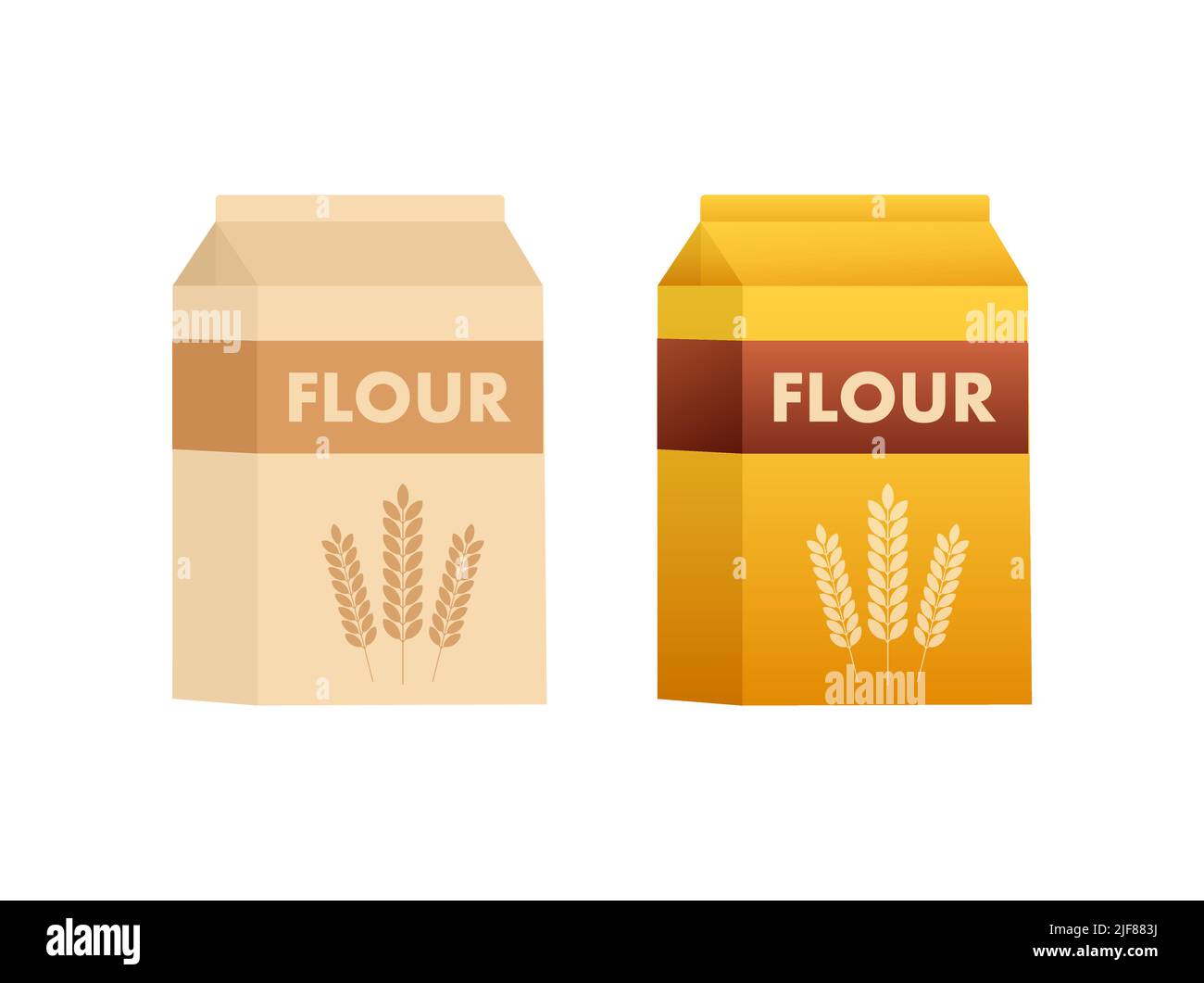 Flour pack icon. Feed bag, Bread flour. Vector stock illustration Stock ...