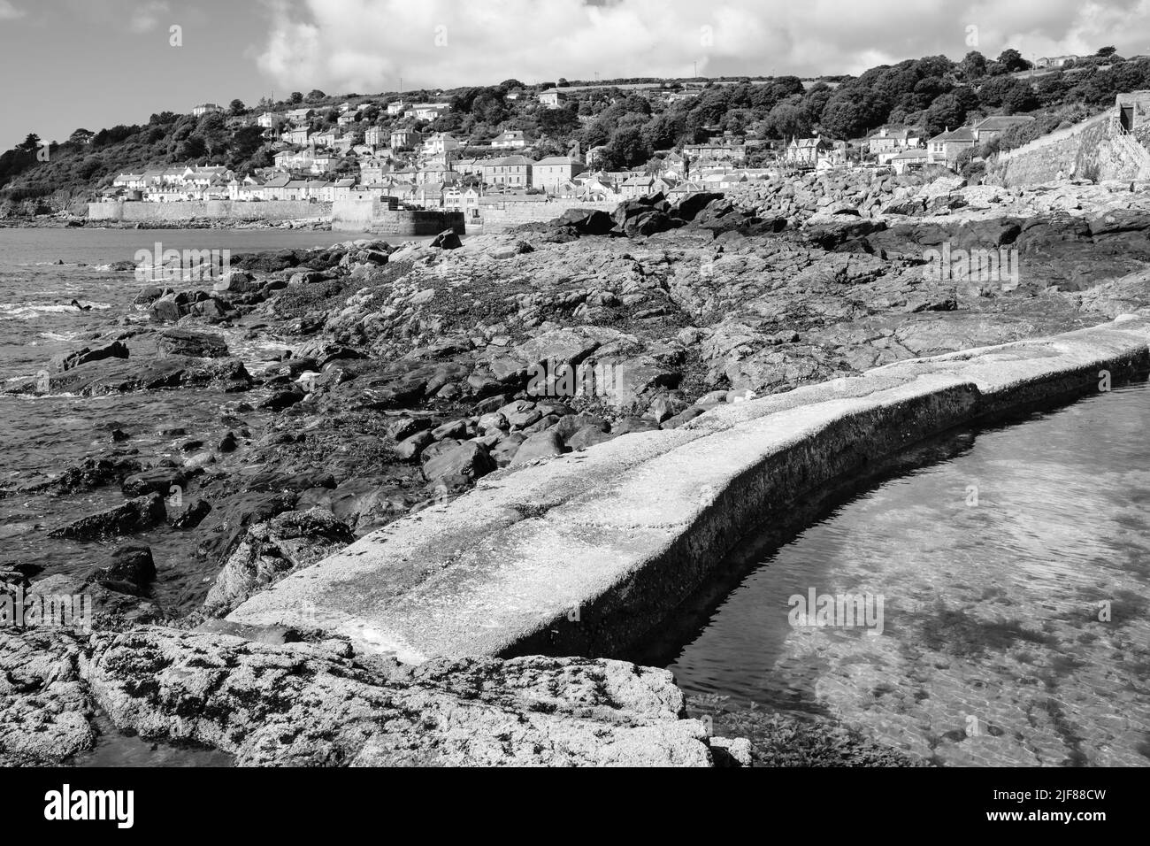View of Mousehole, Cornwall on a sunny June morning Stock Photo - Alamy