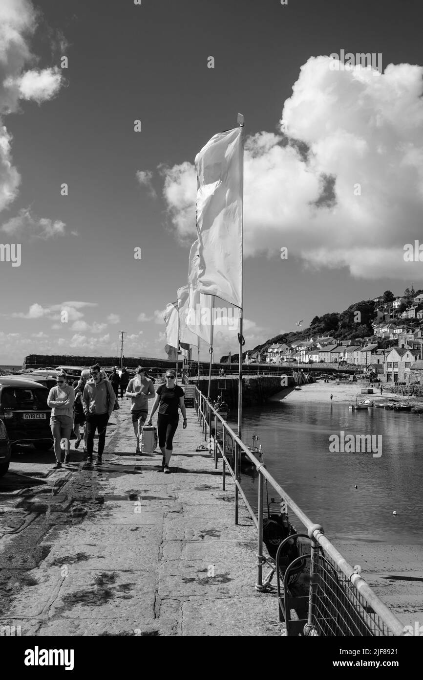 View of Mousehole, Cornwall on a sunny June morning Stock Photo - Alamy