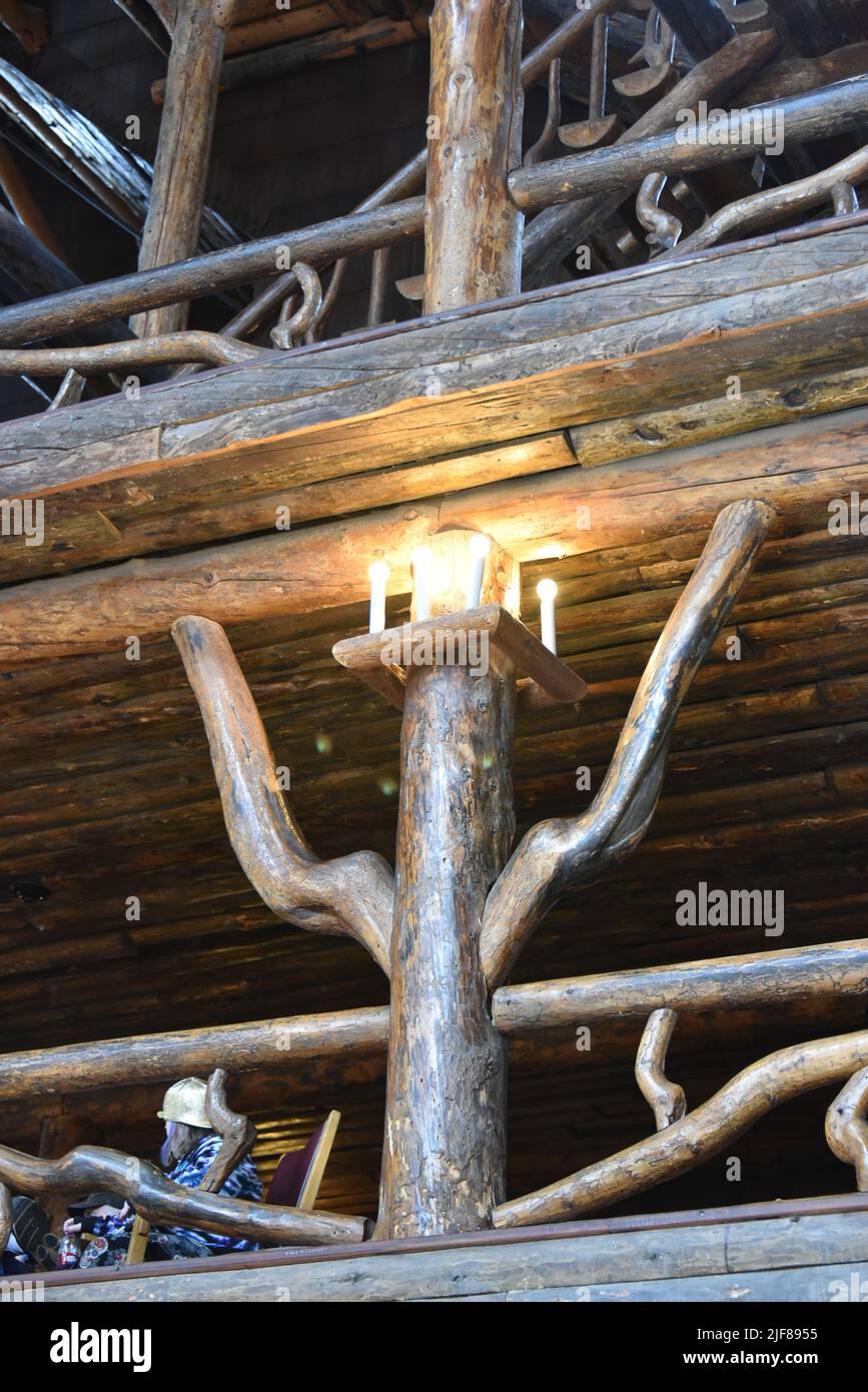 Yellowstone National Park, U.S.A. 5/21-24/2022. Old Faithfull Inn ...