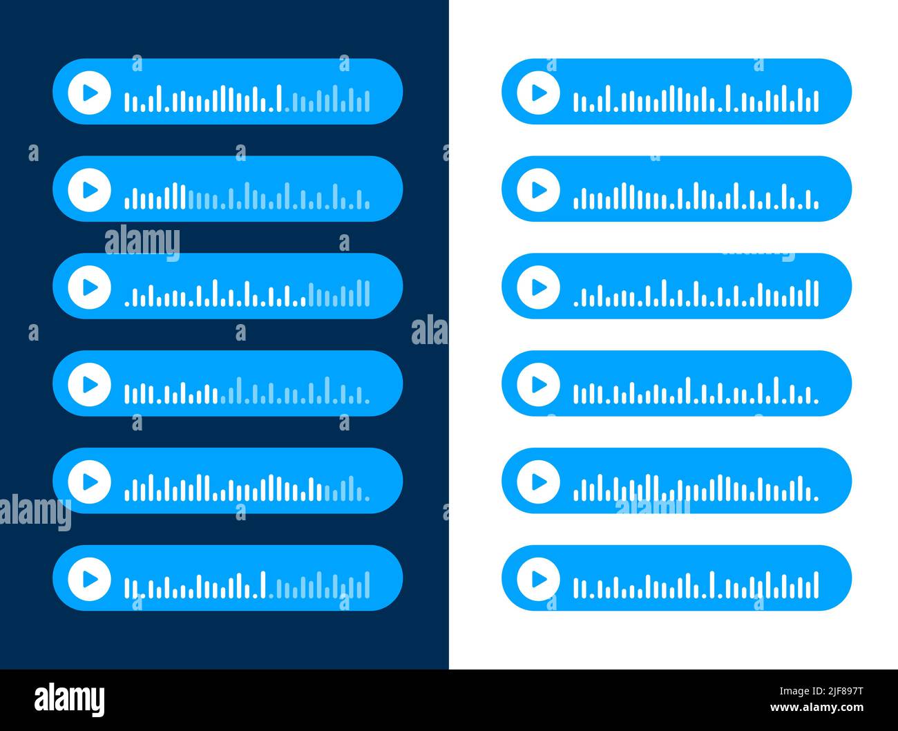 Voice, Record Audio message, speech bubble. Messenger chat screen ...