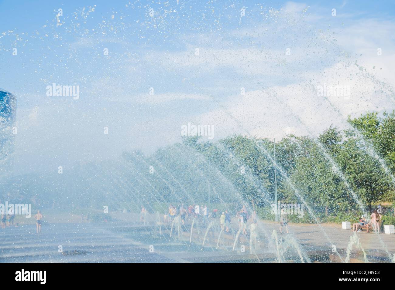 Water jet with clear spring water as drinking water hi-res stock ...