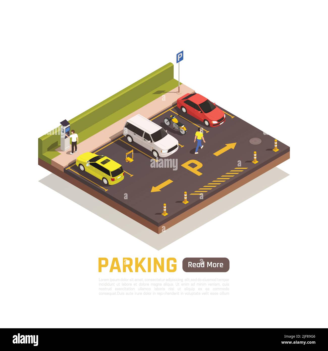 Perpendicular parking hi-res stock photography and images - Alamy