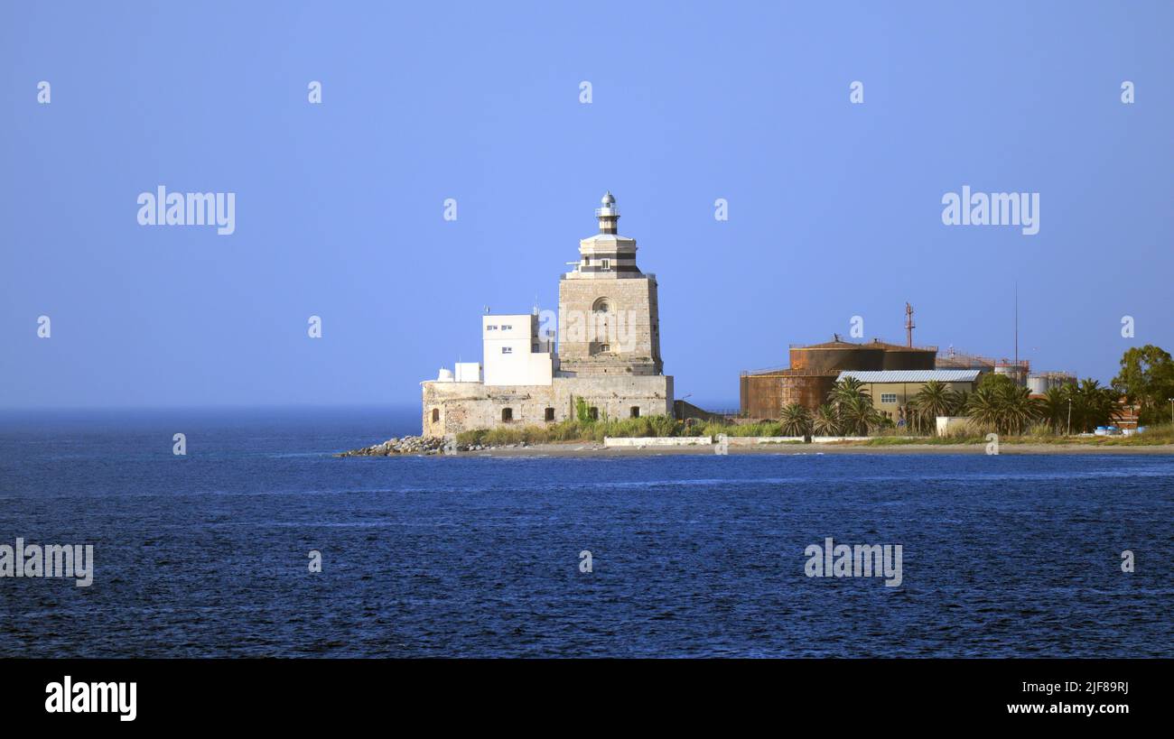 Messina, Sicily (Italy): harbor view of Messina from the Strait of ...