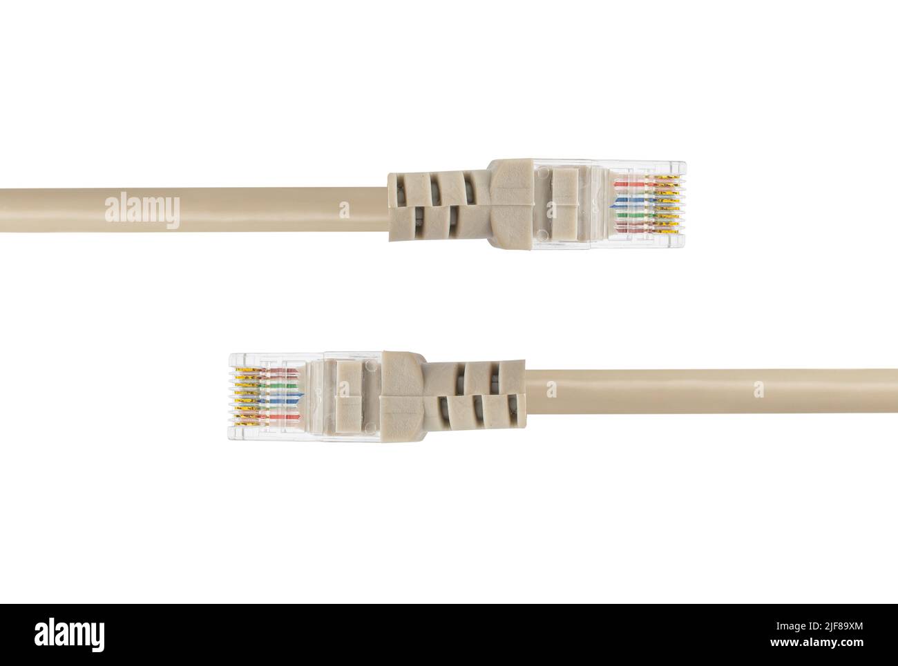 cable with RJ-45 connector, connector for wired internet connection on ...