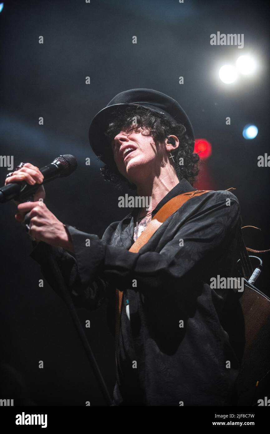 LP performing at Festival Jardins de Pedralbes, Barcelona 28 Jun. 2022 ...