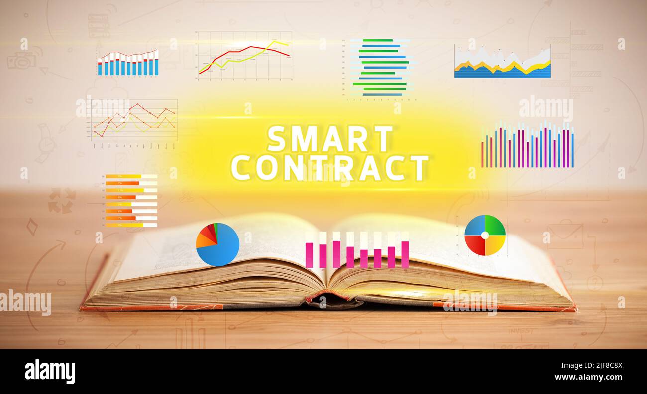 open book, business concept concept Stock Photo - Alamy
