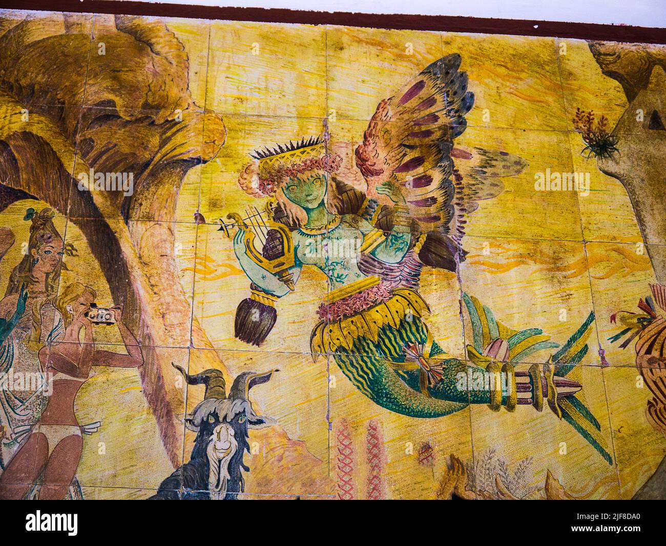 Pompeii garden mural hi-res stock photography and images - Alamy