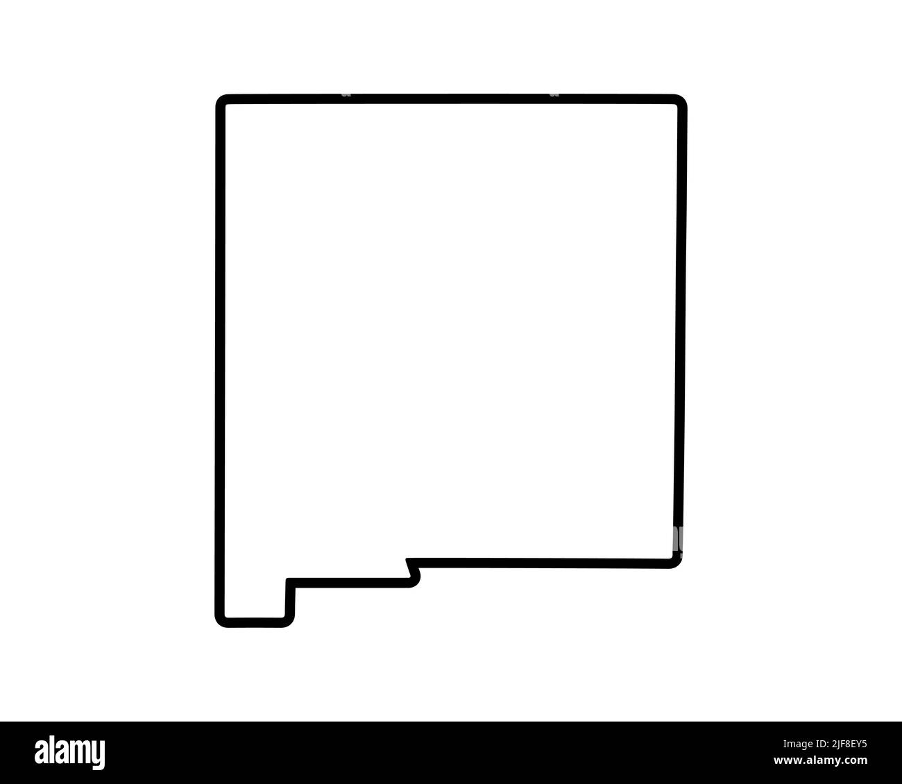 New mexico outline Stock Vector Images - Alamy
