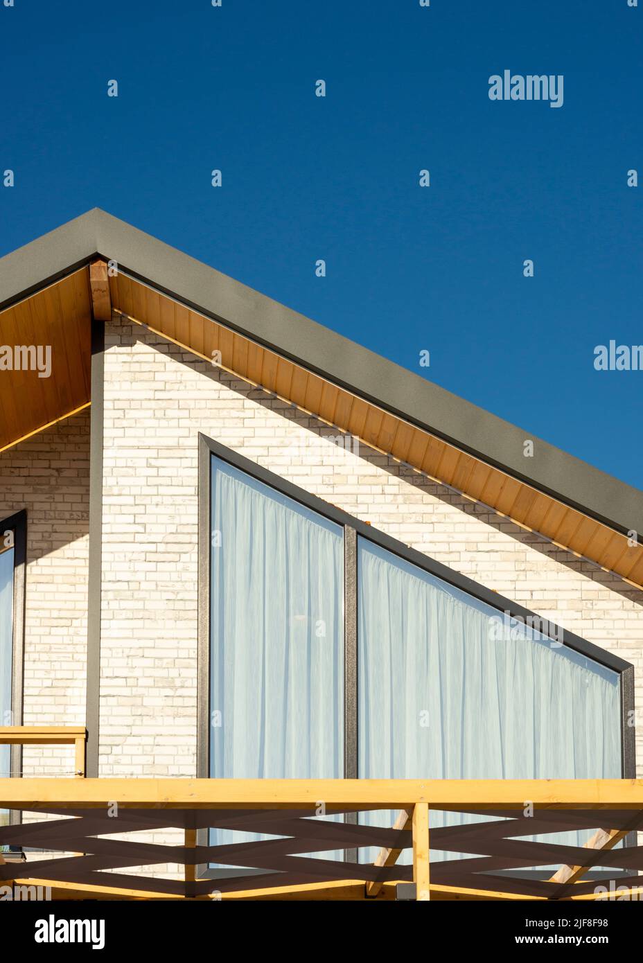 Wooden timber frame prefabricated or prefab house as modular housing ...