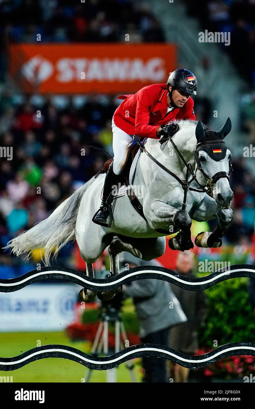 Aachen, Germany. 30th June, 2022. Equestrian sport, jumping: CHIO ...