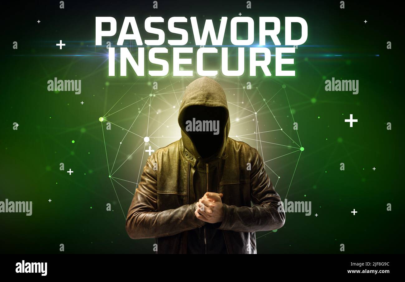 Mysterious hacker, online attack concept Stock Photo - Alamy