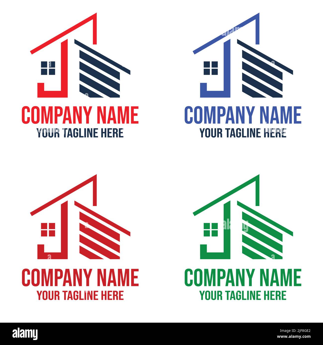 Home logo design letter J is designed to be a symbol or Icon of the ...