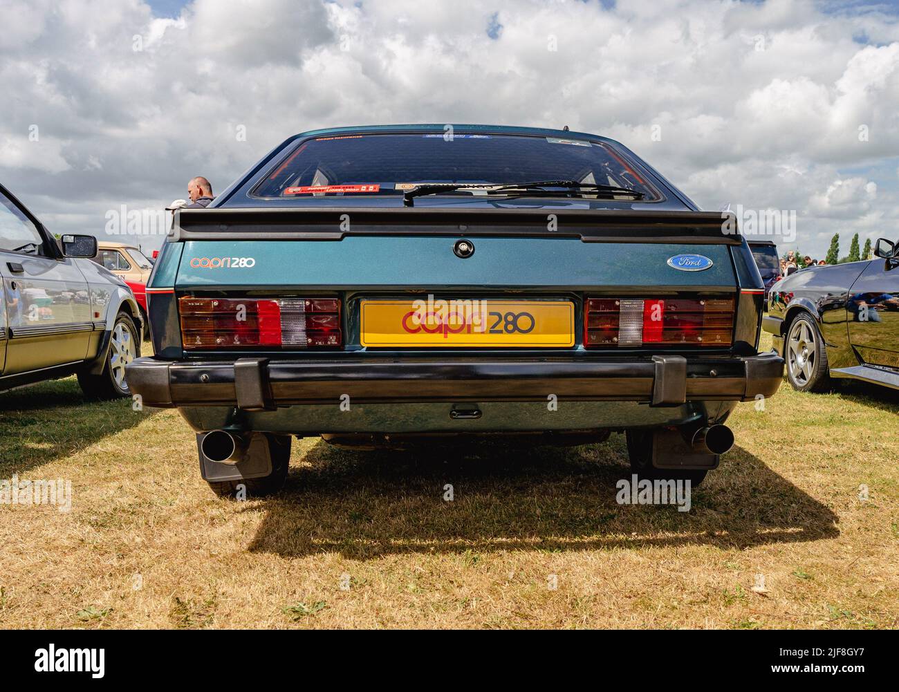 Ford Capri 280 Brooklands Rear View Stock Photo - Alamy