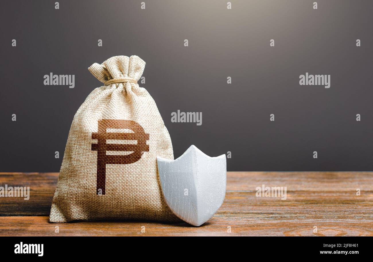 Philippine peso money bag hi-res stock photography and images - Alamy