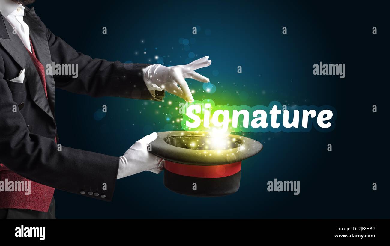 Illusionist is showing magic trick Stock Photo - Alamy