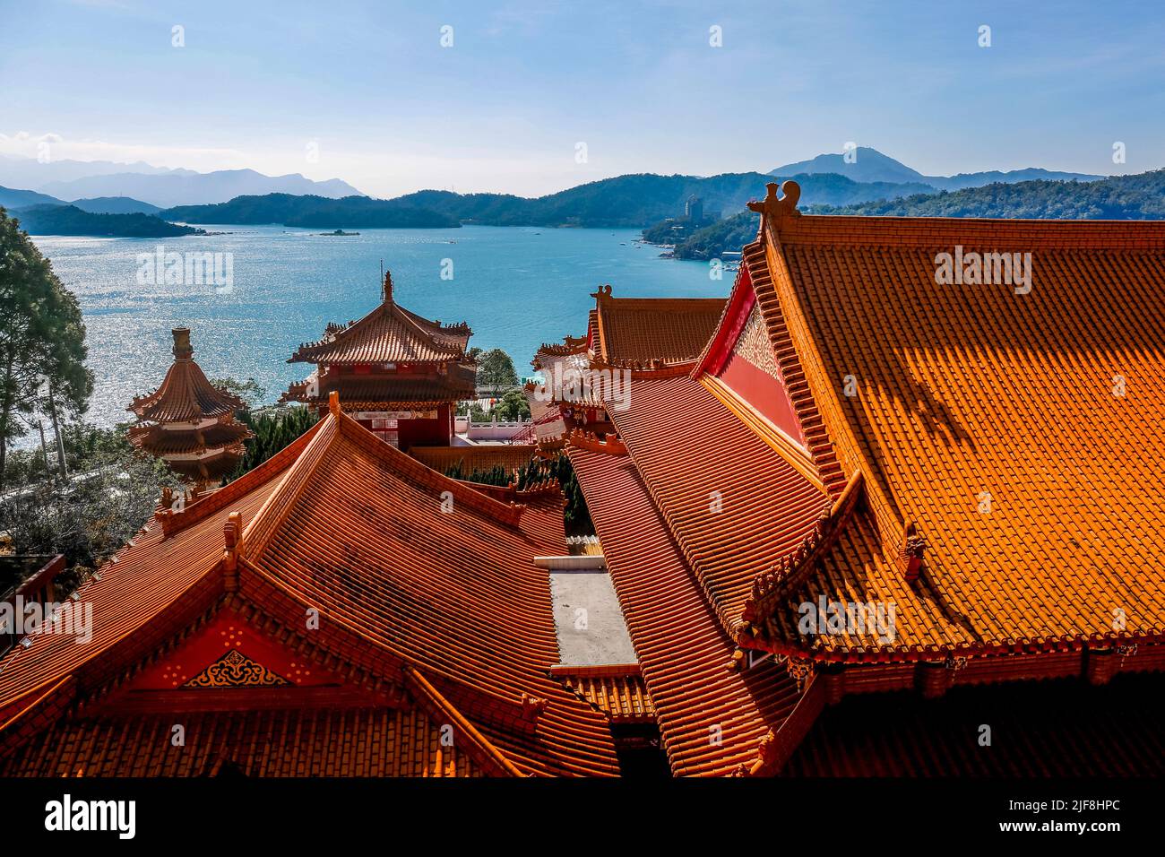 Sun moon lake wen wu temple hi-res stock photography and images - Alamy