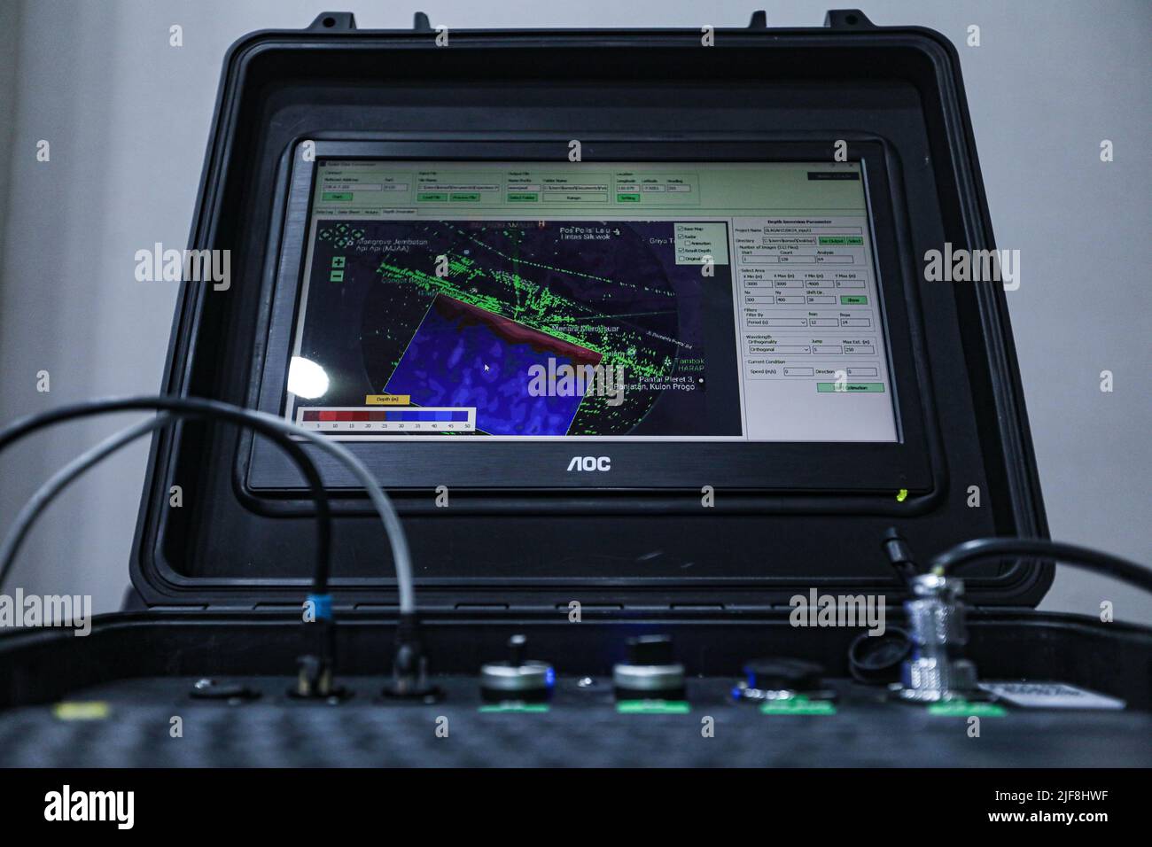 Bandung, West Java, Indonesia. 30th June, 2022. Researchers simulated a ...
