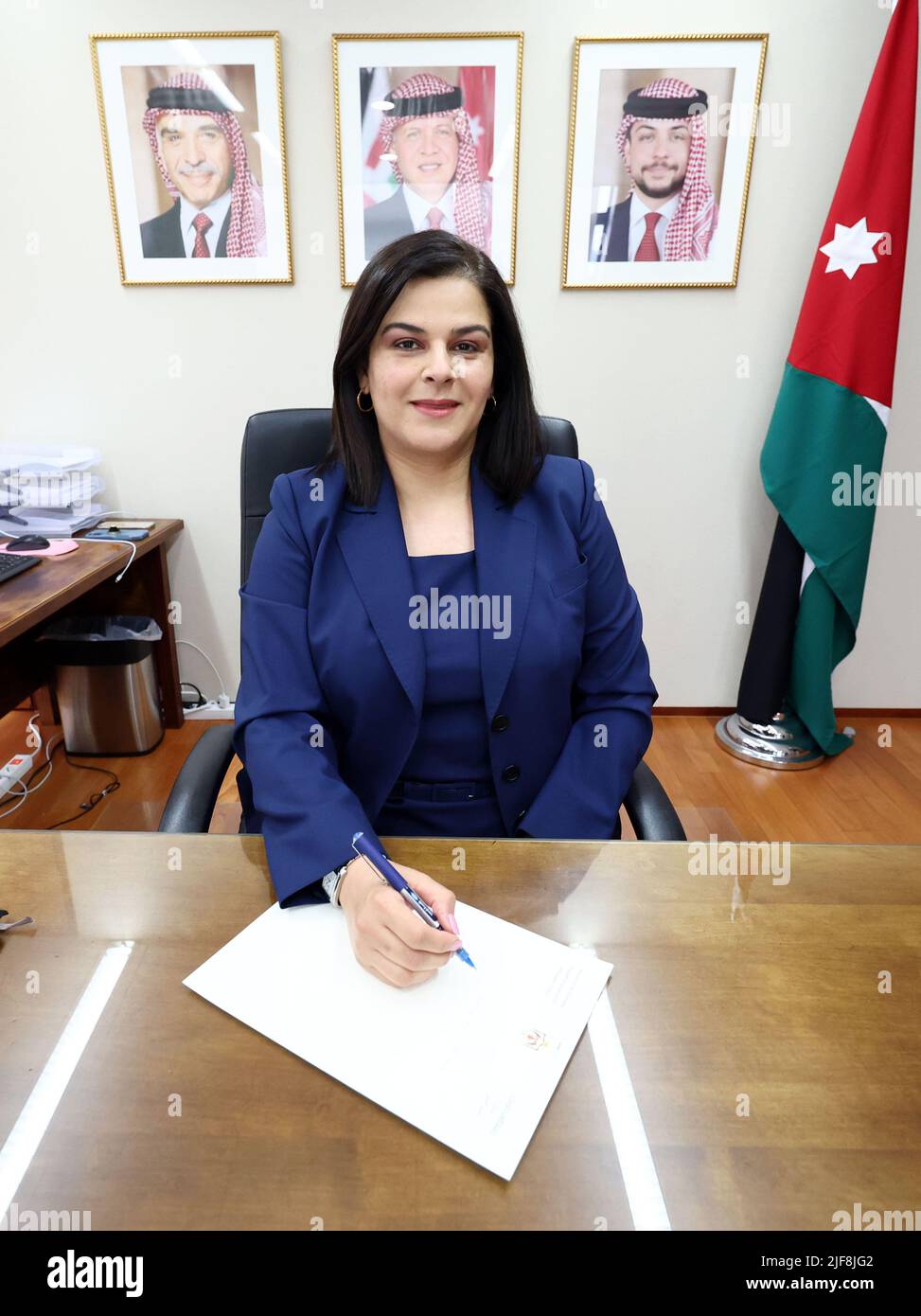 01st July, 2022. Jordan's envoy gives interview Jordanian Ambassador to ...