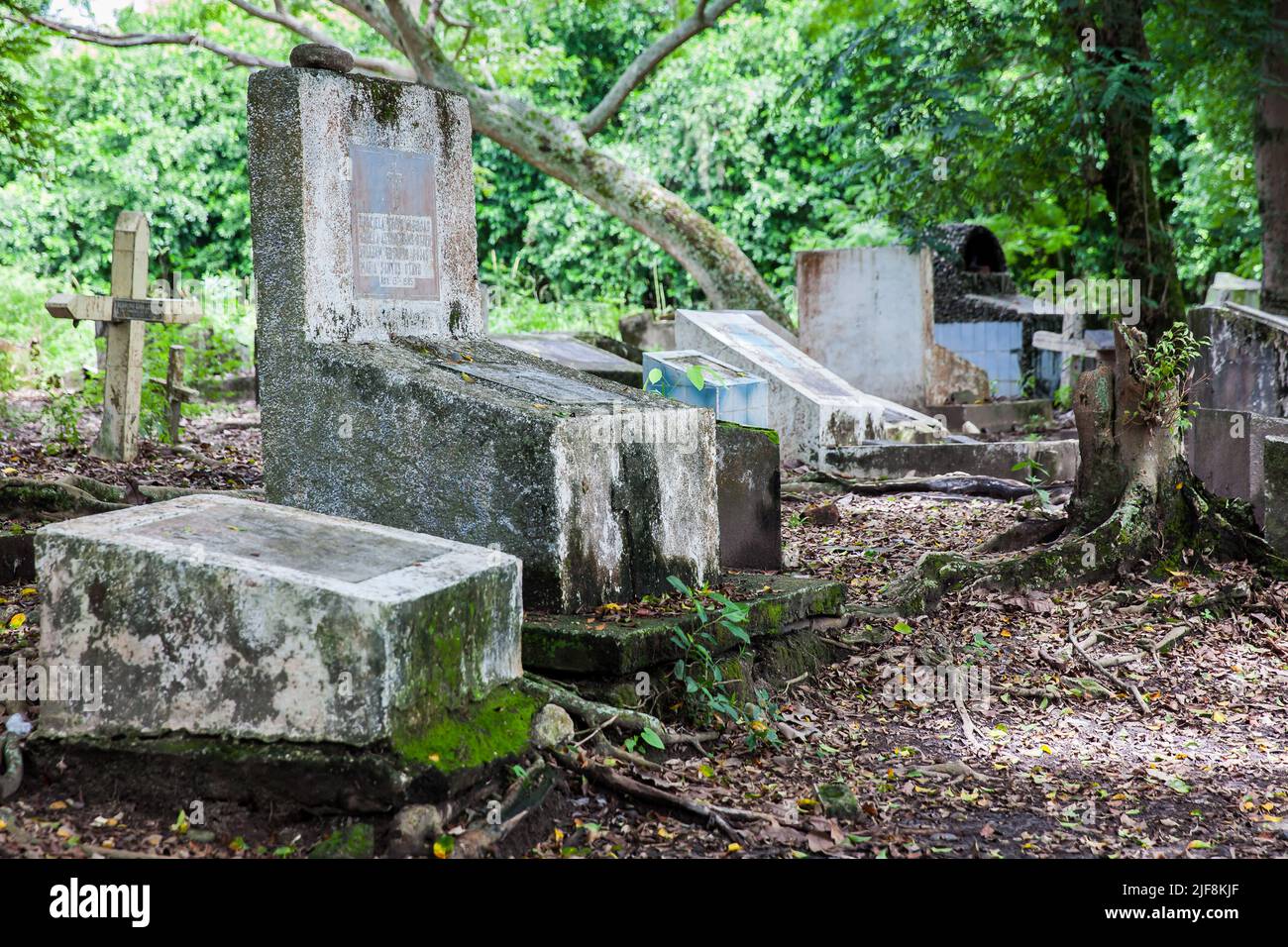 ARMERO, COLOMBIA - MAY, 2022: Symbolic tombs built in memory of ...