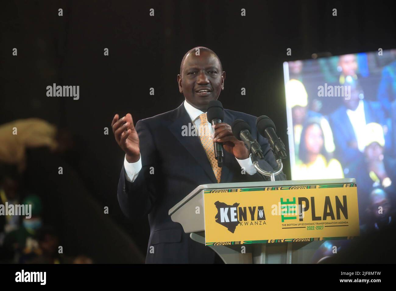 Nairobi, Kenya. 30th June, 2022. Deputy president of Kenya and Kenya ...