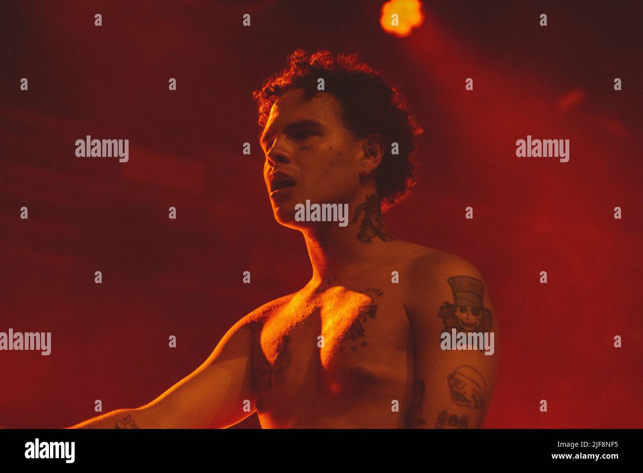 30/06/2022 - British rapper SLOWTHAI performing live at Circolo ...