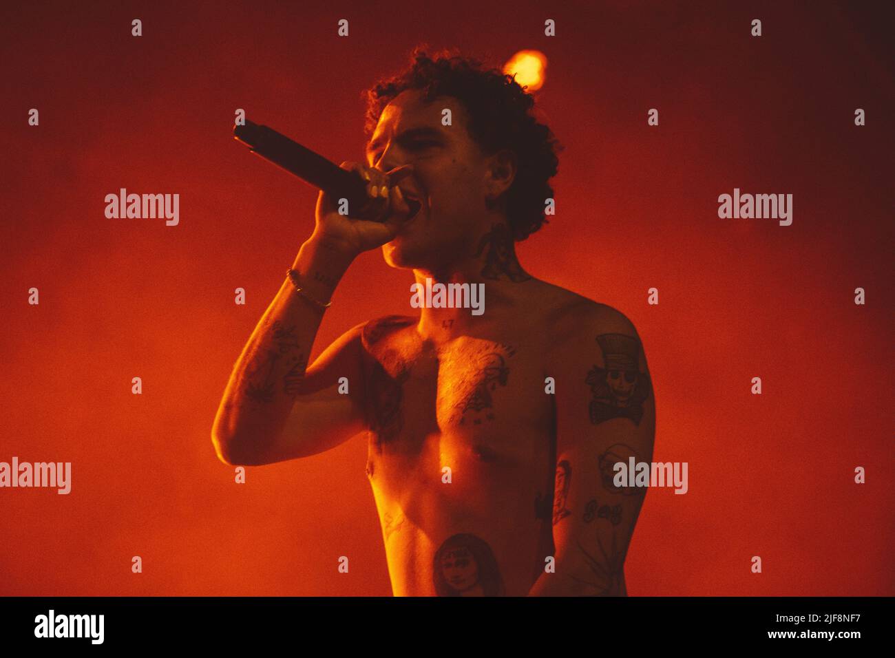 30/06/2022 - British rapper SLOWTHAI performing live at Circolo ...