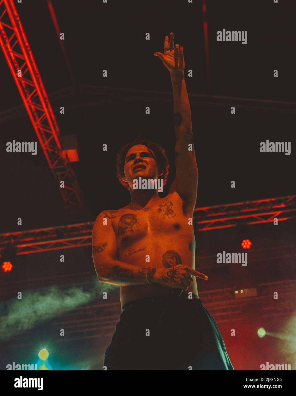 30/06/2022 - British rapper SLOWTHAI performing live at Circolo ...