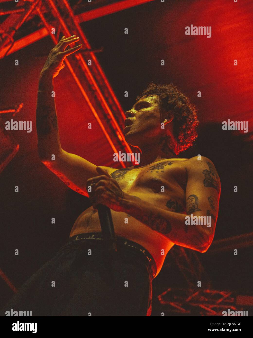 30/06/2022 - British rapper SLOWTHAI performing live at Circolo ...