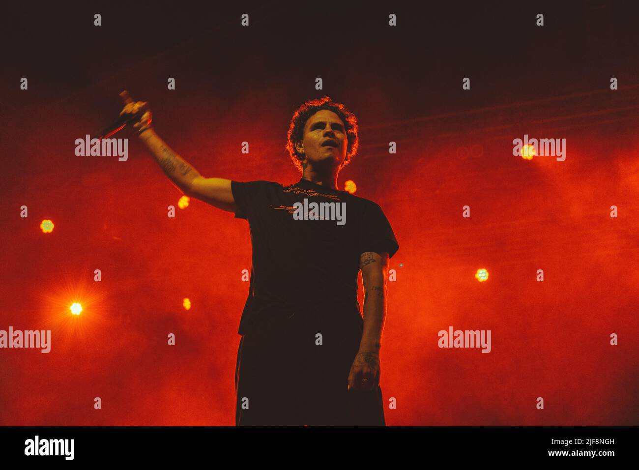 30/06/2022 - British rapper SLOWTHAI performing live at Circolo ...