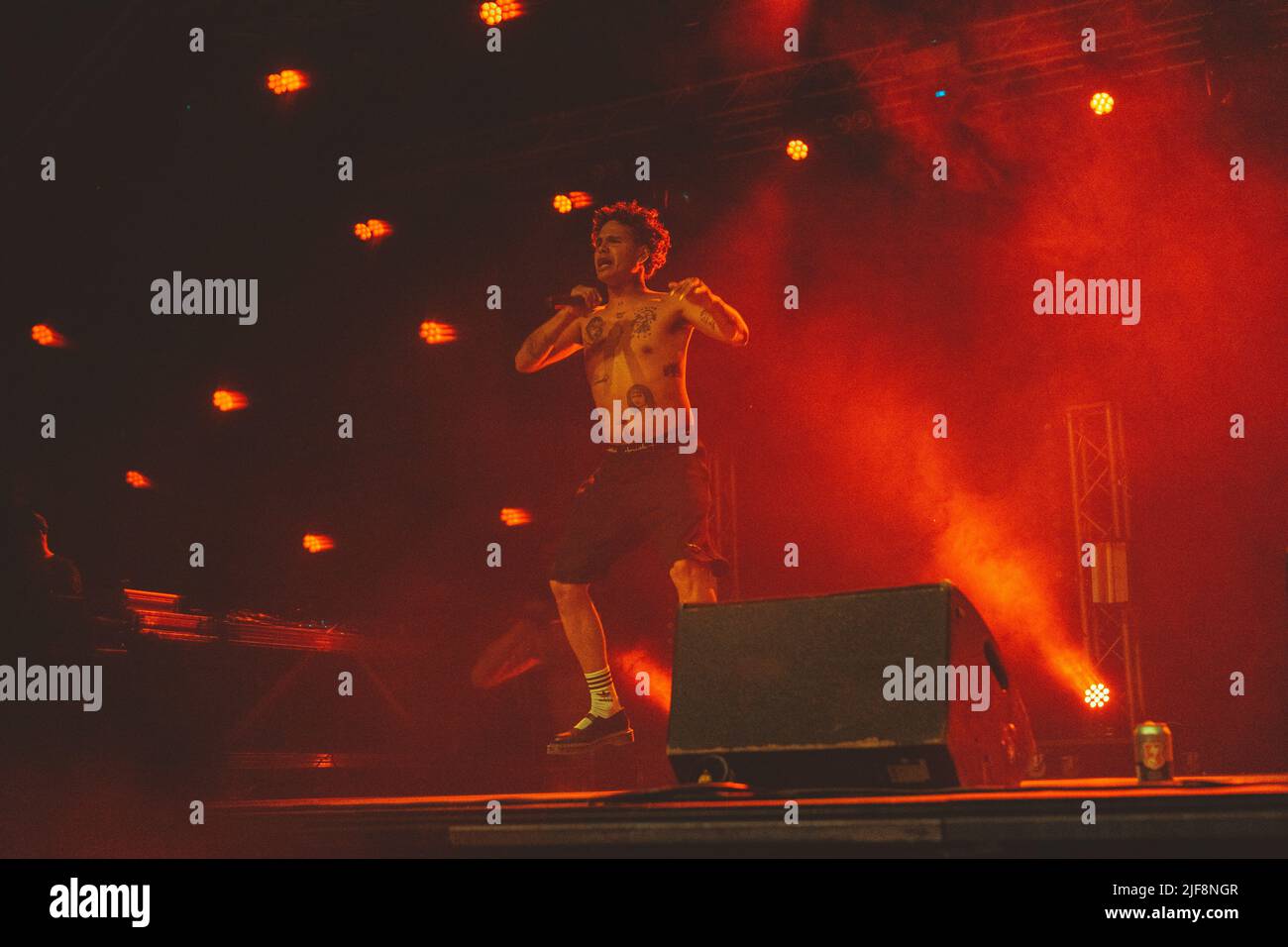 30/06/2022 - British rapper SLOWTHAI performing live at Circolo ...