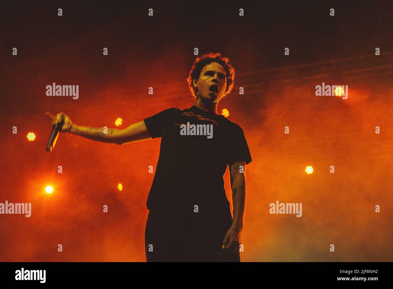 30/06/2022 - British rapper SLOWTHAI performing live at Circolo ...