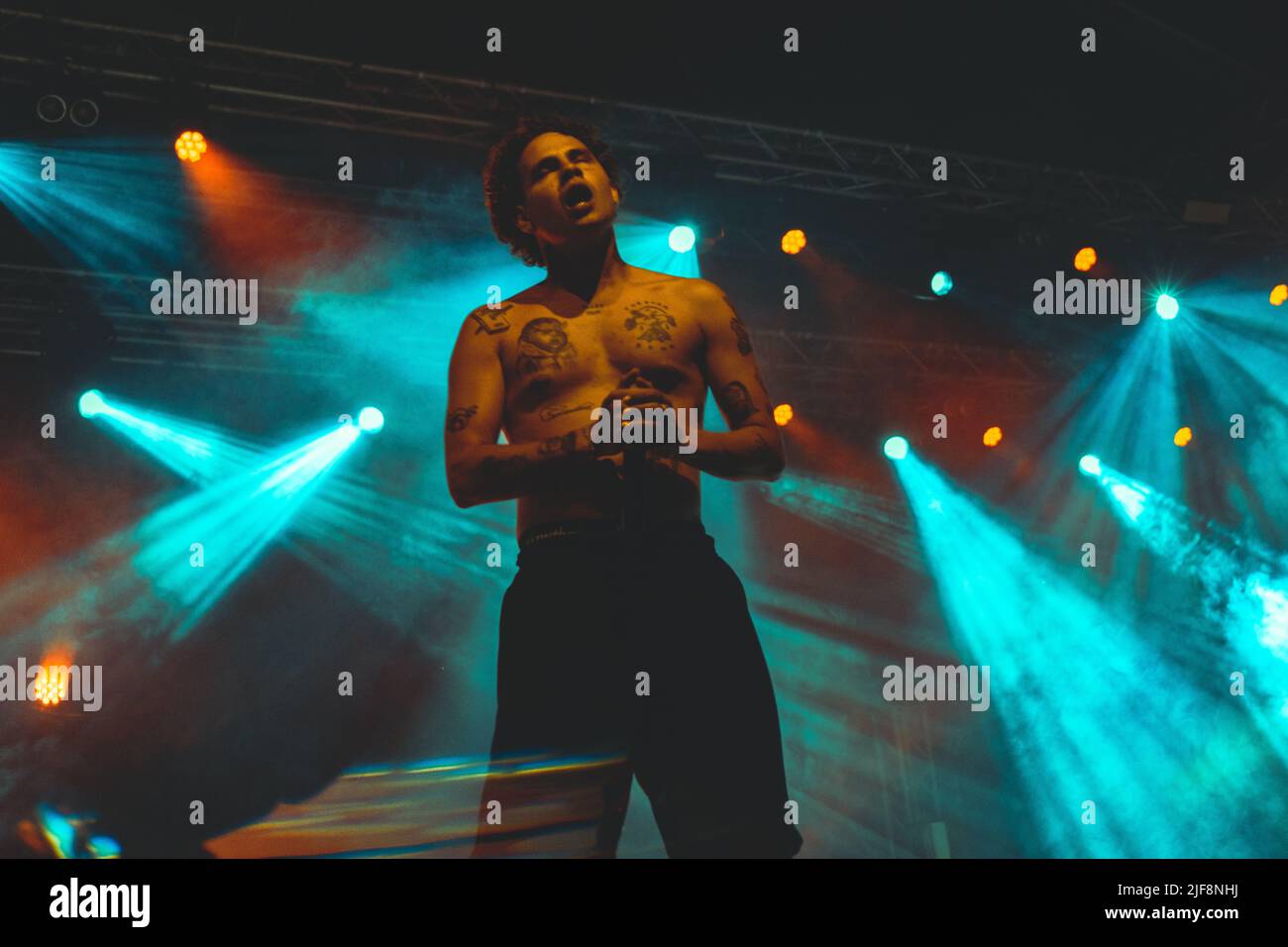 30/06/2022 - British rapper SLOWTHAI performing live at Circolo ...