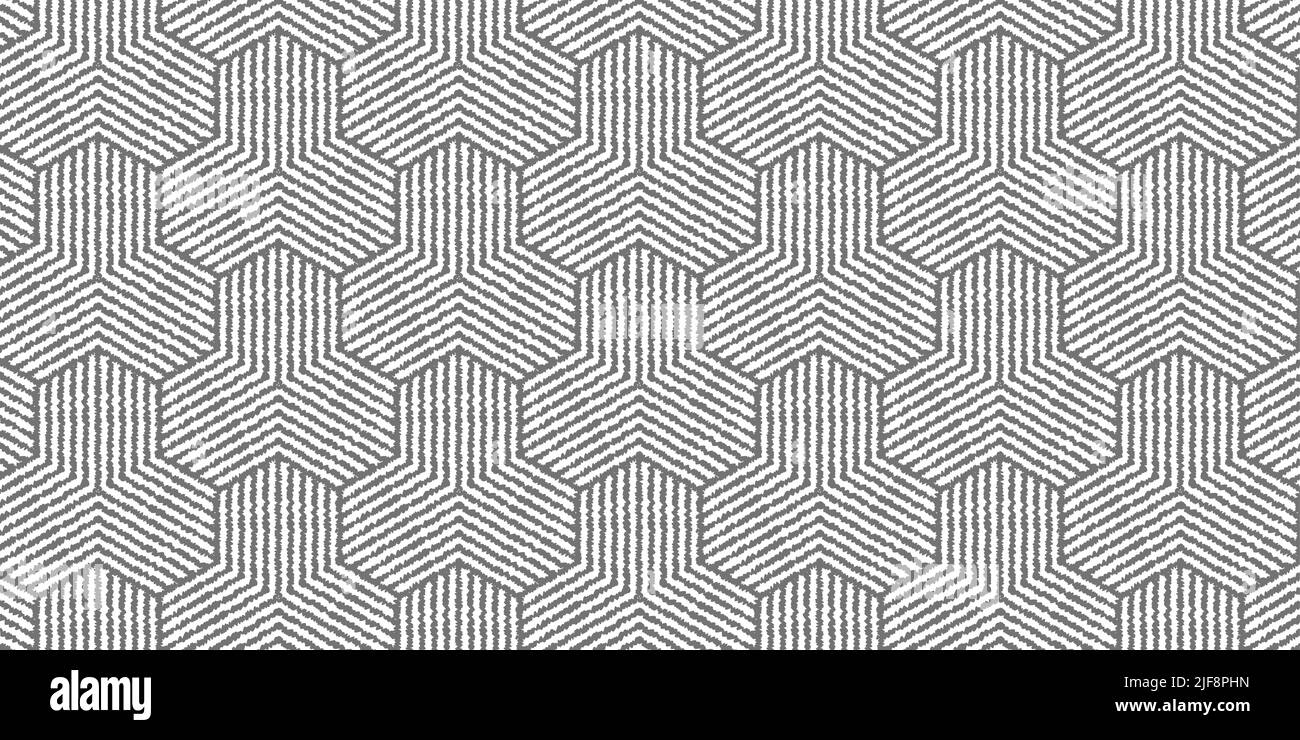 Abstract geometric pattern with wavy stripes lines. Weave design ...