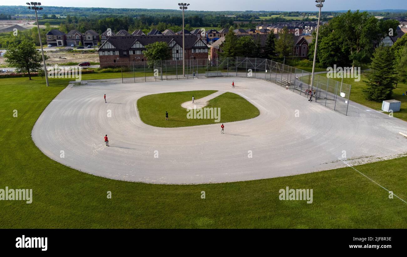 Aerial baseball game hi-res stock photography and images - Alamy